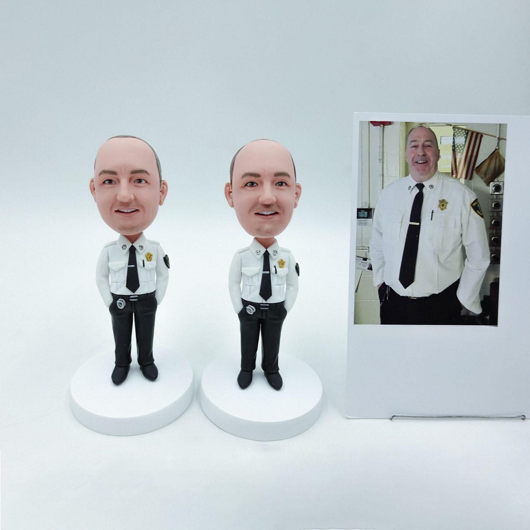 Custom Police Chief Bobblehead: Personalized Retirement Gift - Etsy