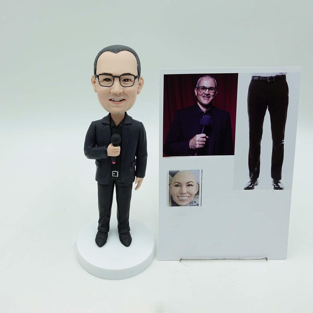 Personalized Custom 3D Statue Figurines, Custom Speaker Figurines ...