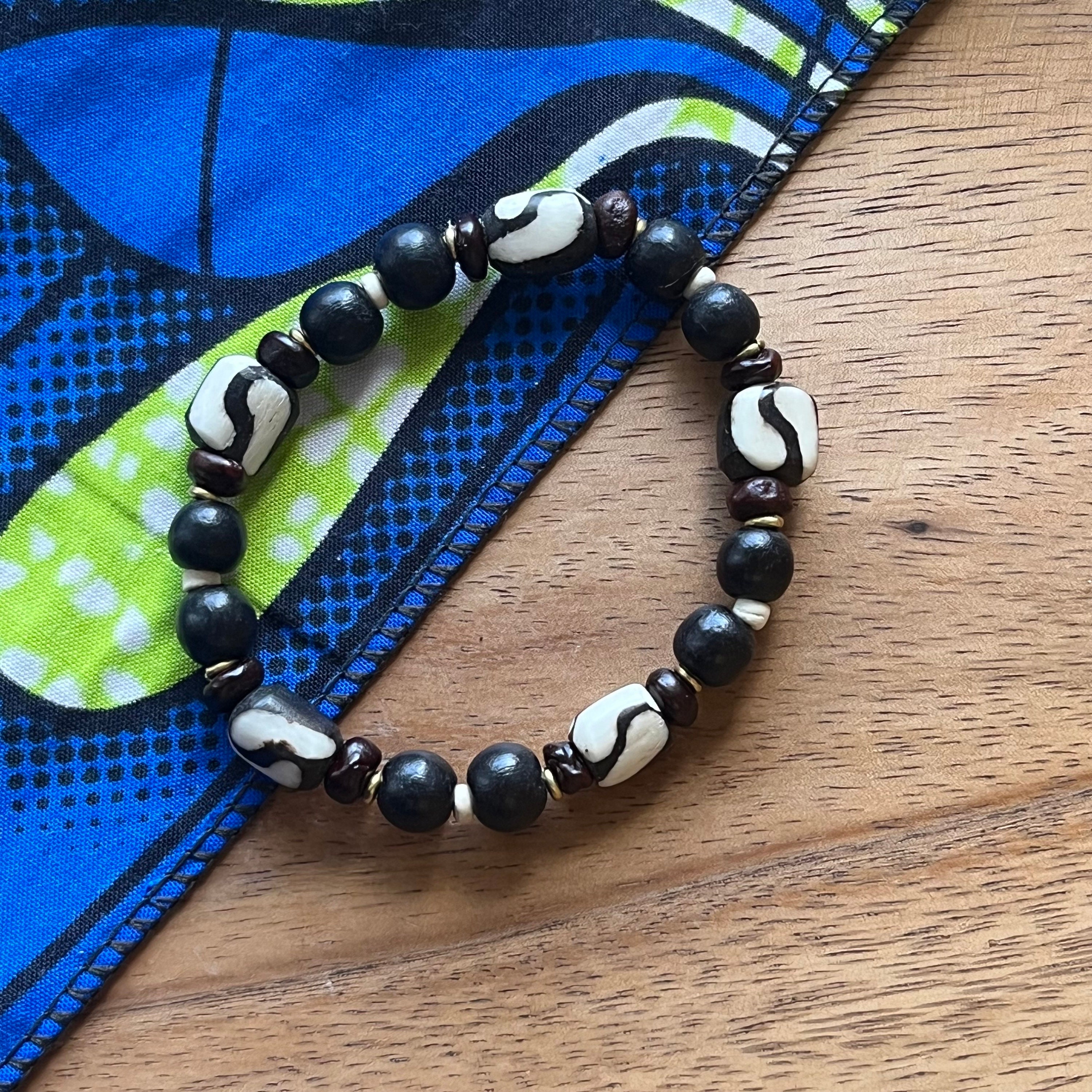 NYEUSI DELUXE Handmade African Bead Bracelet Kenya Inspired - Etsy