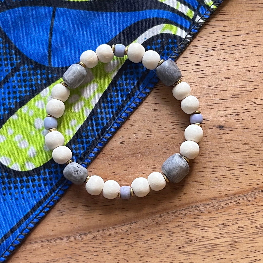 Nyuepe Deluxe Handmade African Bead Bracelet Kenya Inspired Etsy