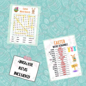 Easter Activity Printable, Easter Games, Easter Word Search, Easter ...