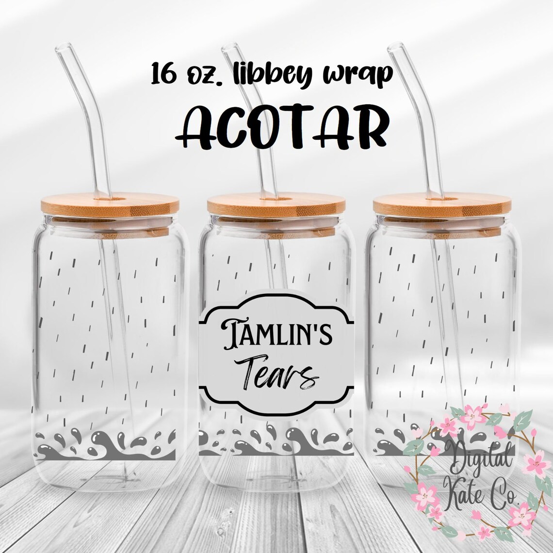 ACOTAR Libbey Cup Svg, Tamlins Tears Svg, ACOTAR Inspired, Night Court ...