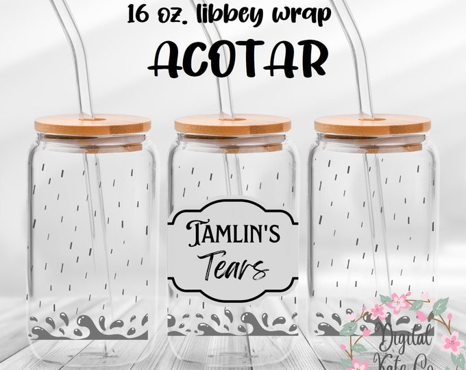 ACOTAR Libbey Cup Svg, Tamlins Tears Svg, ACOTAR Inspired, Night Court ...