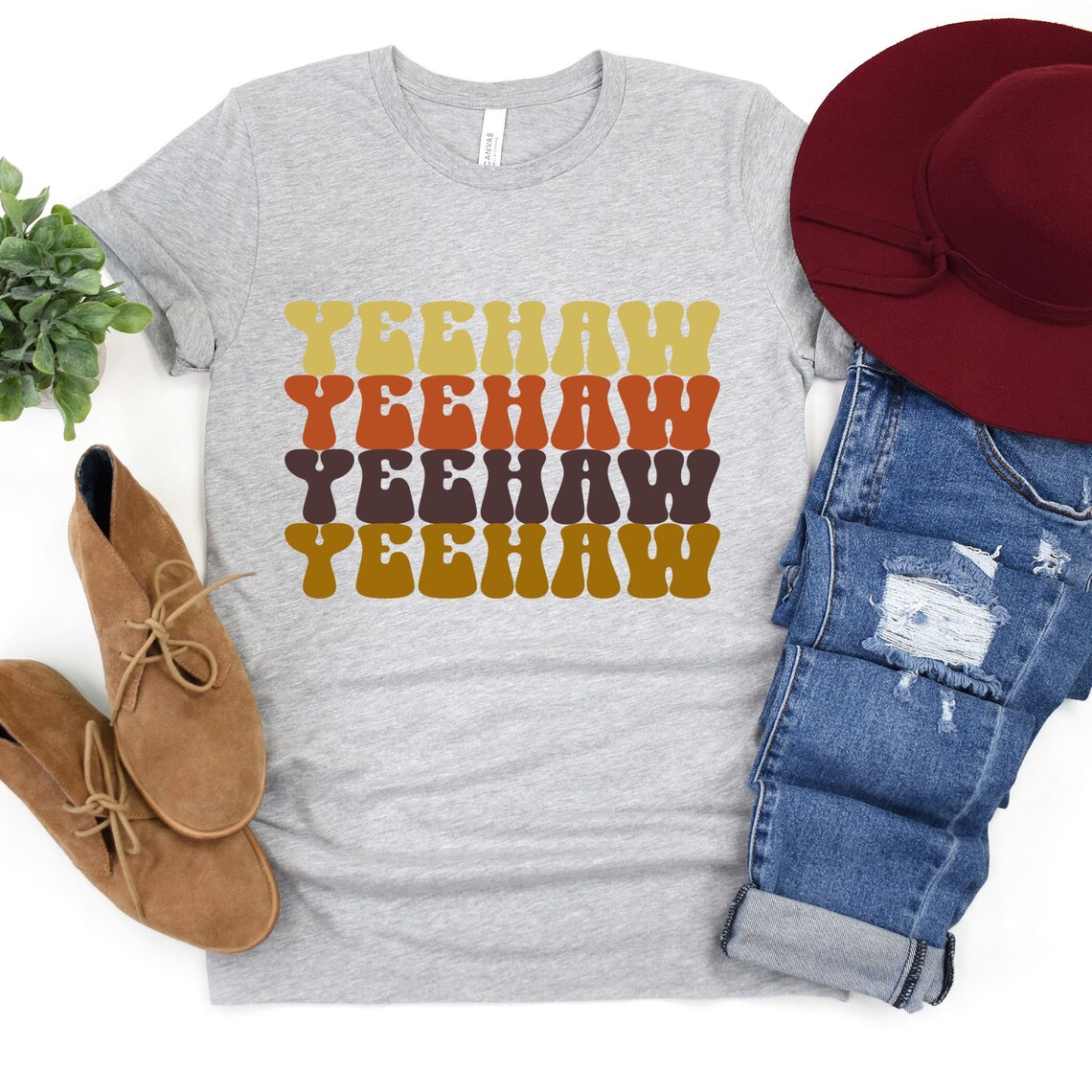 Yeehaw PNG, Retro Font SVG, Country Western PNG, Cowgirl Design, Lets ...