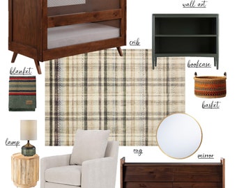 Preppy Pilot Pre-designed Nursery Package - Etsy