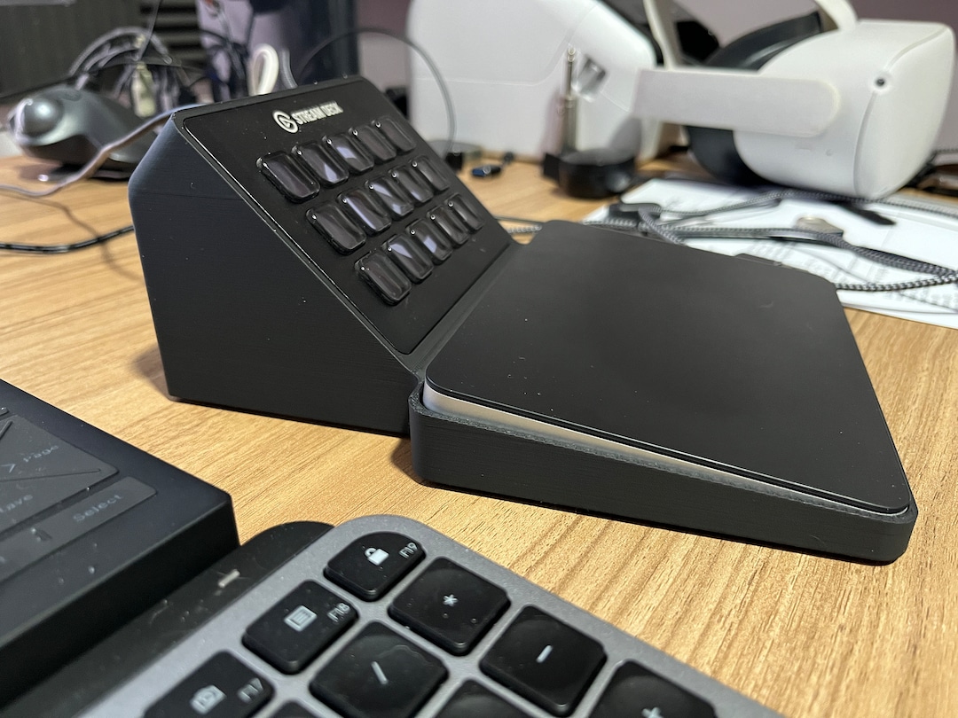 Stream Deck & Magic Trackpad Stand, Desk Organizer, Mk1/mk2 - Etsy