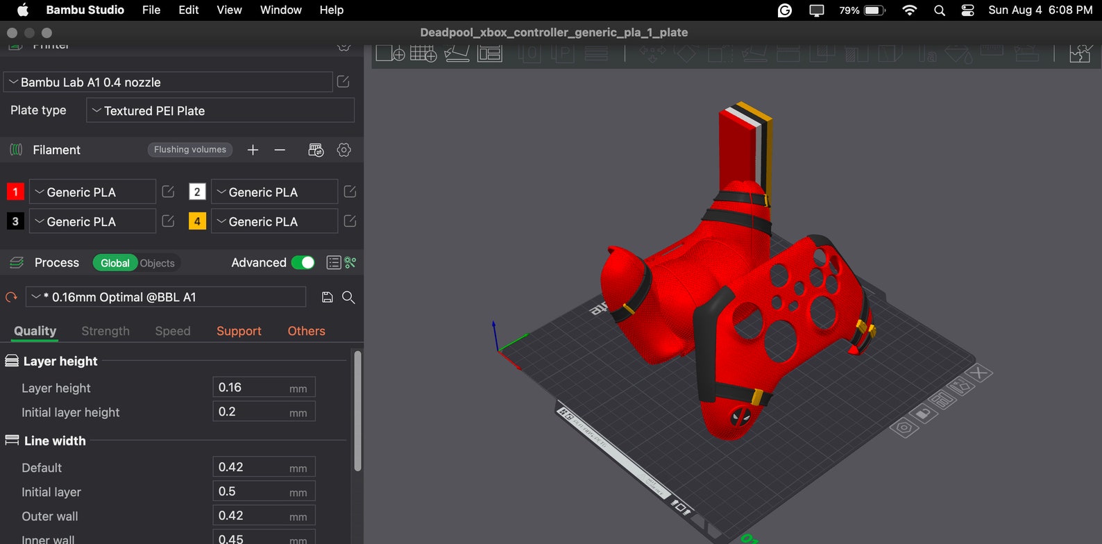 Deadpool “butt” Xbox Controller Cover STL File - Etsy