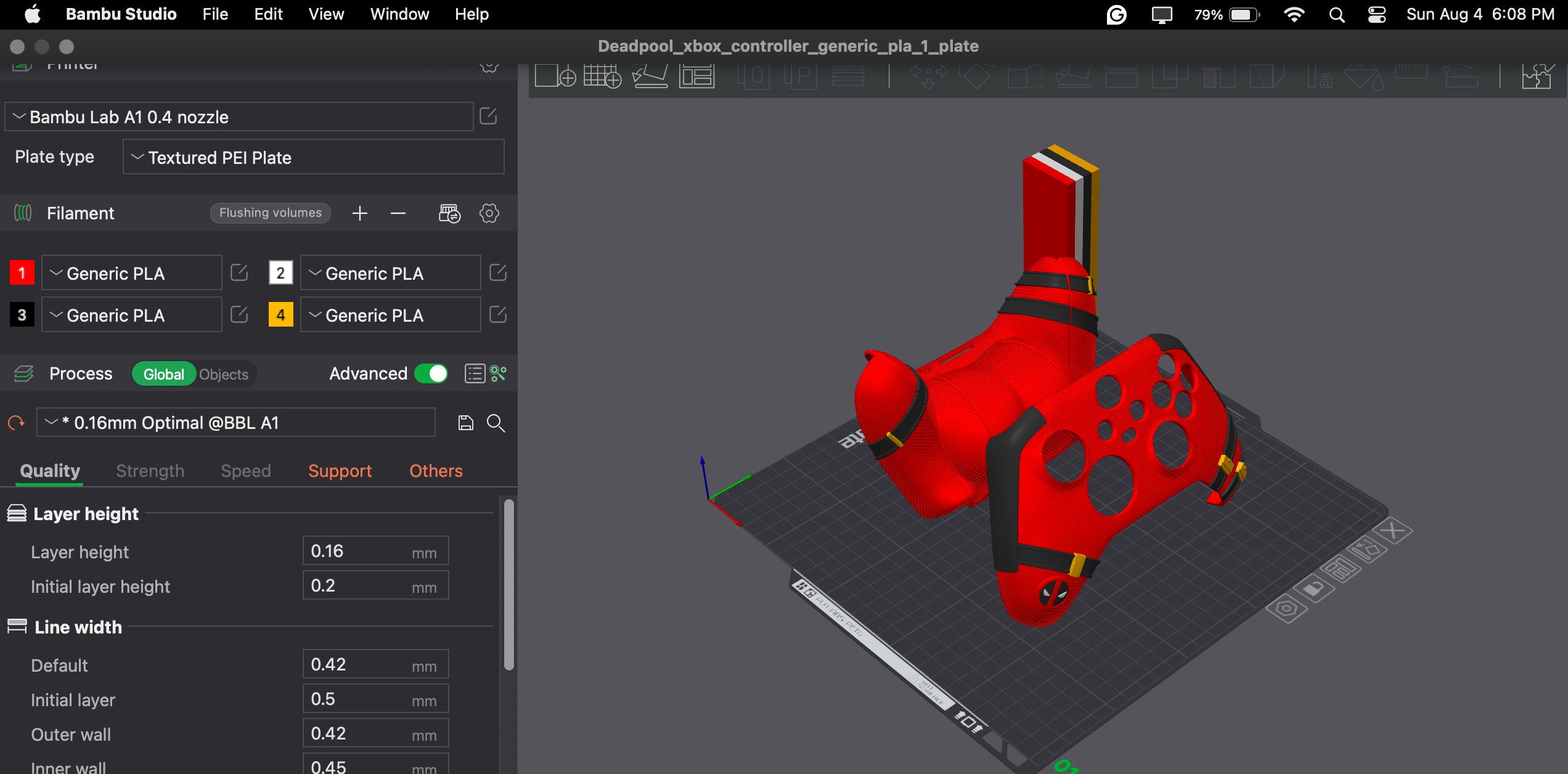 Deadpool “butt” Xbox Controller Cover STL File - Etsy