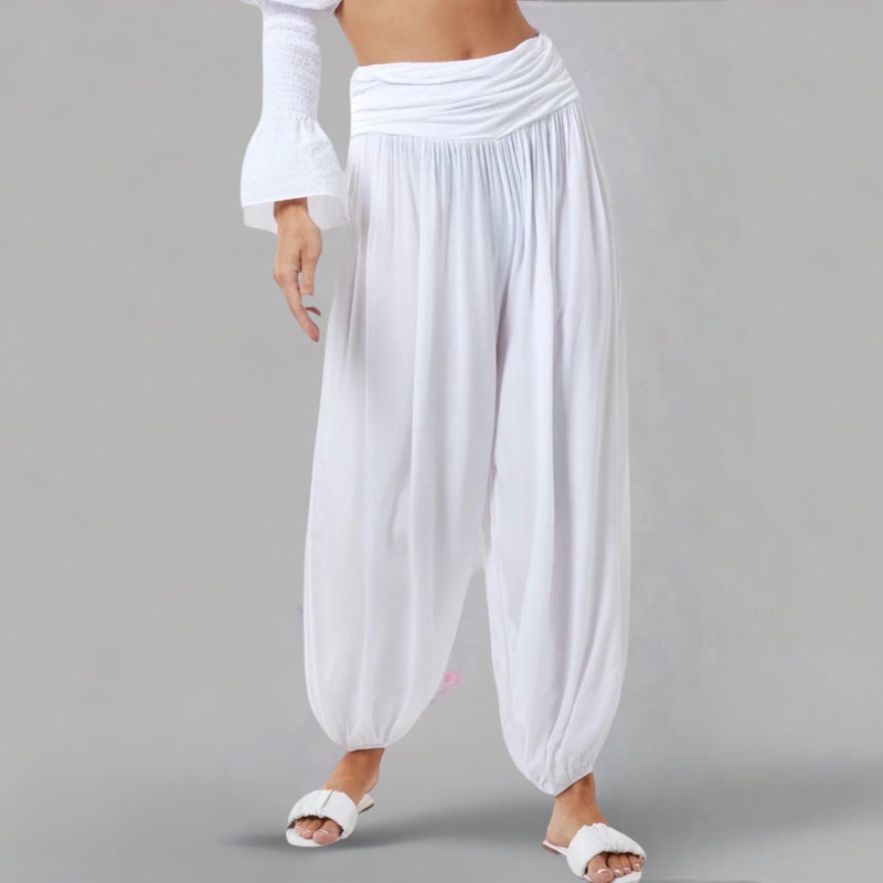 Baggy Cotton Lace Pants - Etsy UK