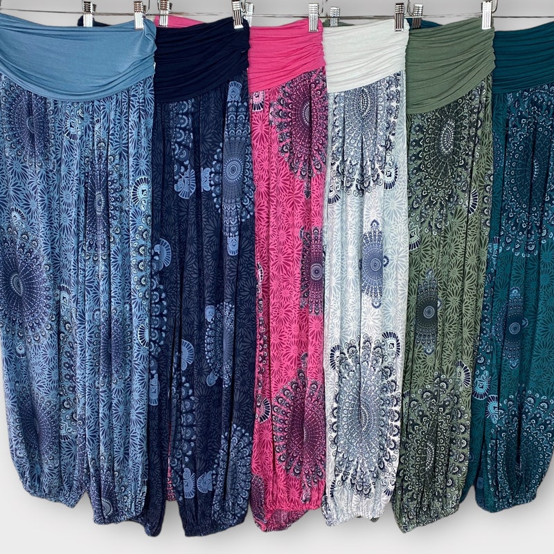 Women Boho Harem Pants - Etsy UK