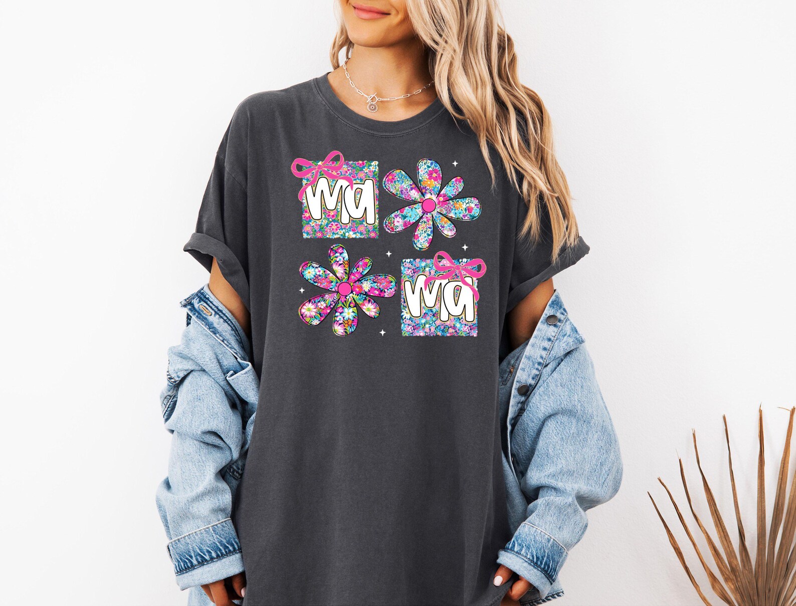 Mama World DTF, Flower Lovers Print, Heat Press DTF, Mother's Day Print ...