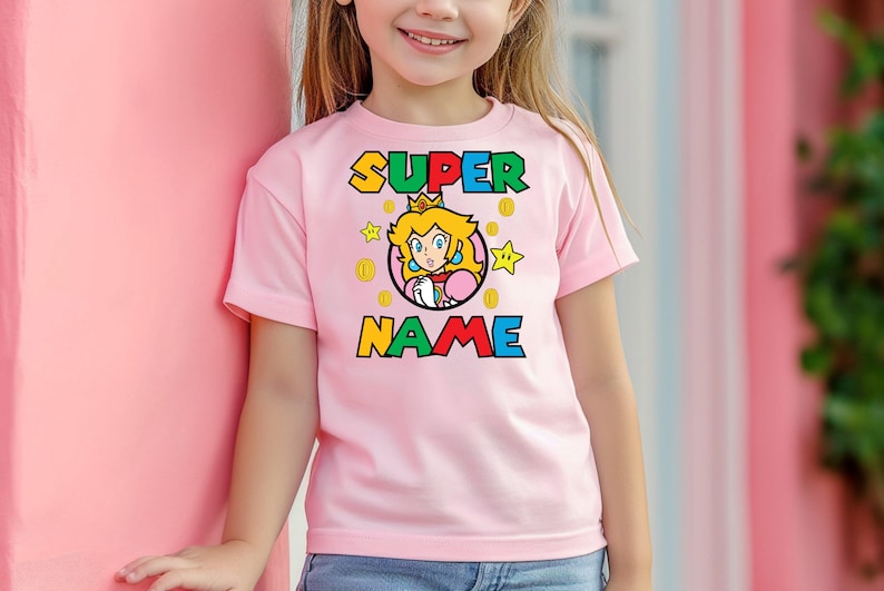Custom Mario DTF, Super Mario Print, Heat Press DTF, Mario Lovers print ...