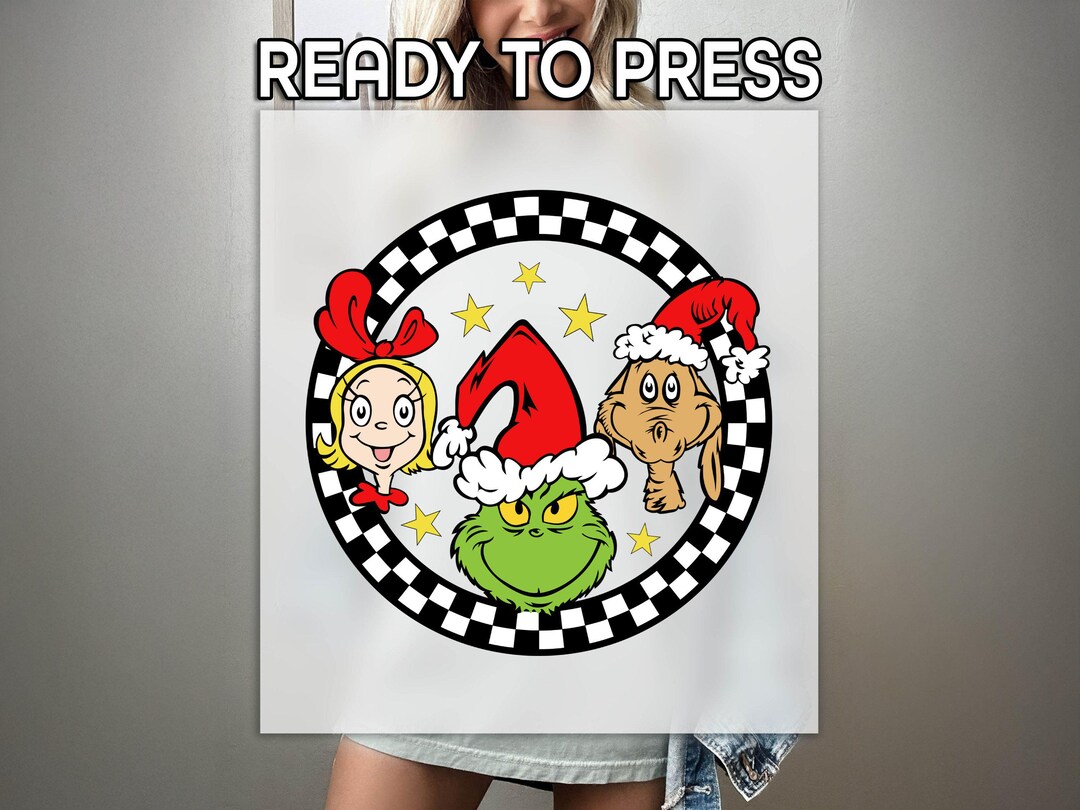 Grinchmas Crew Ready to Press DTF, Grinch Friends Print, Heat Press DTF ...