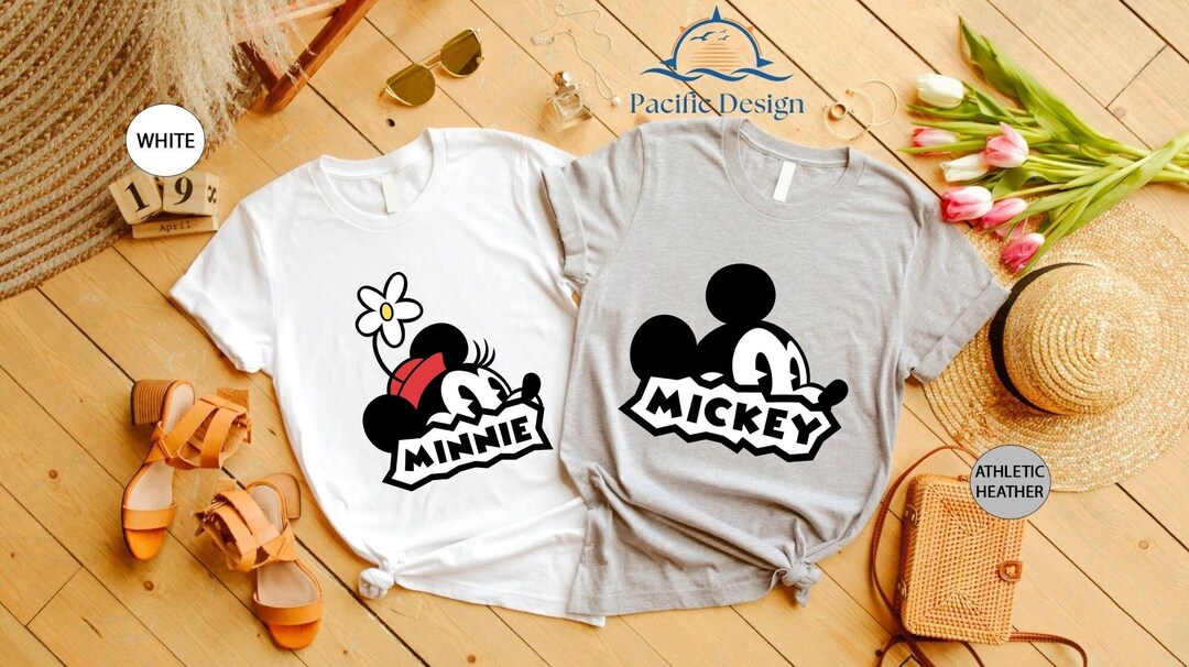 Disney Mickey and Minnie Mouse T-shirt, Disney Shirts, Disney Trip ...