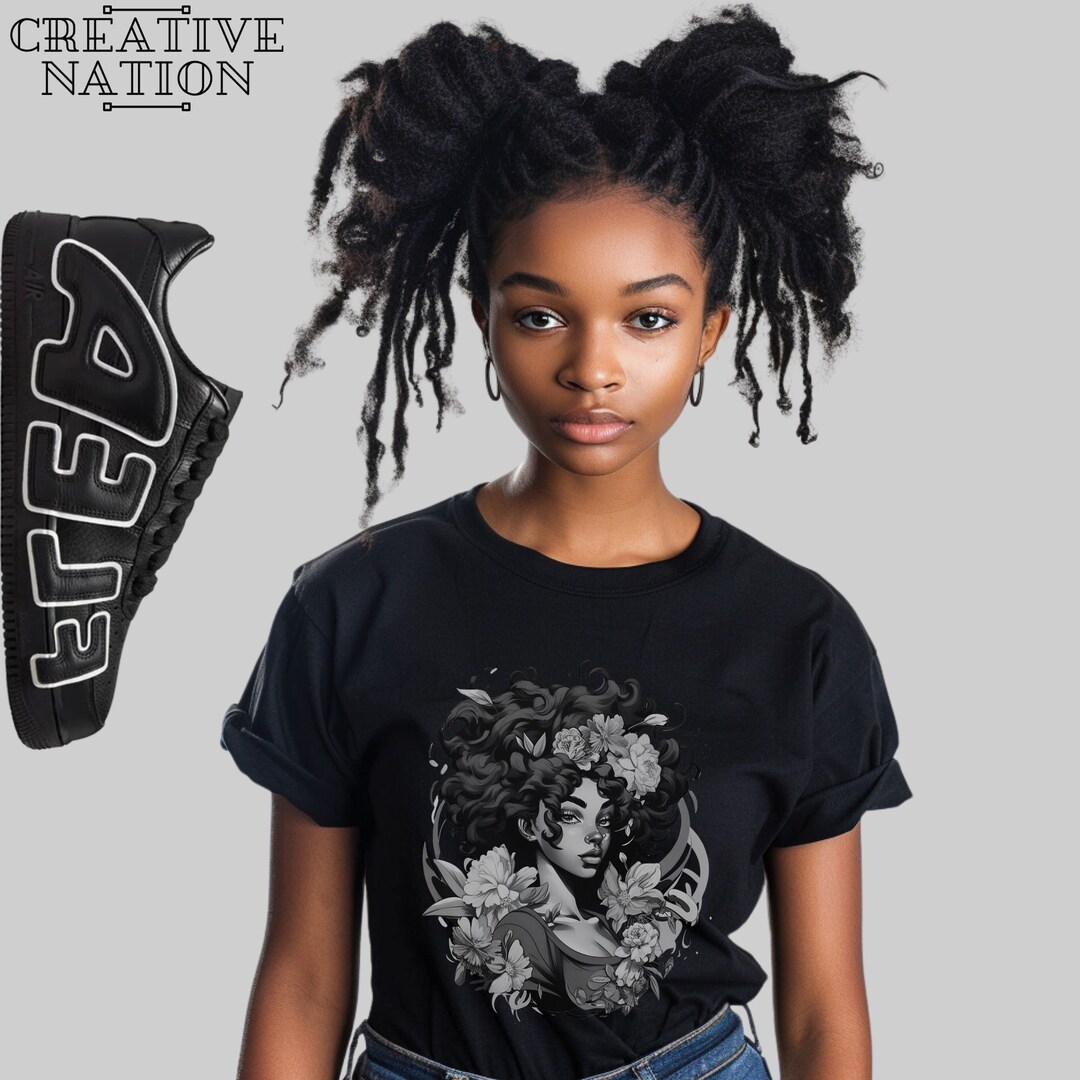 Shirt to Match Air Force 1 Low Cactus Plant Flea Market Black Unisex ...