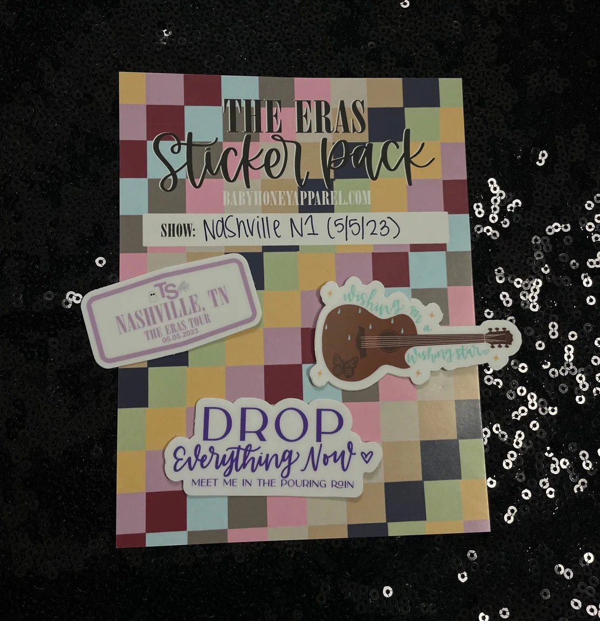 The Eras Sticker Pack Swiftie Merch Waterproof Water Bottle and Laptop ...