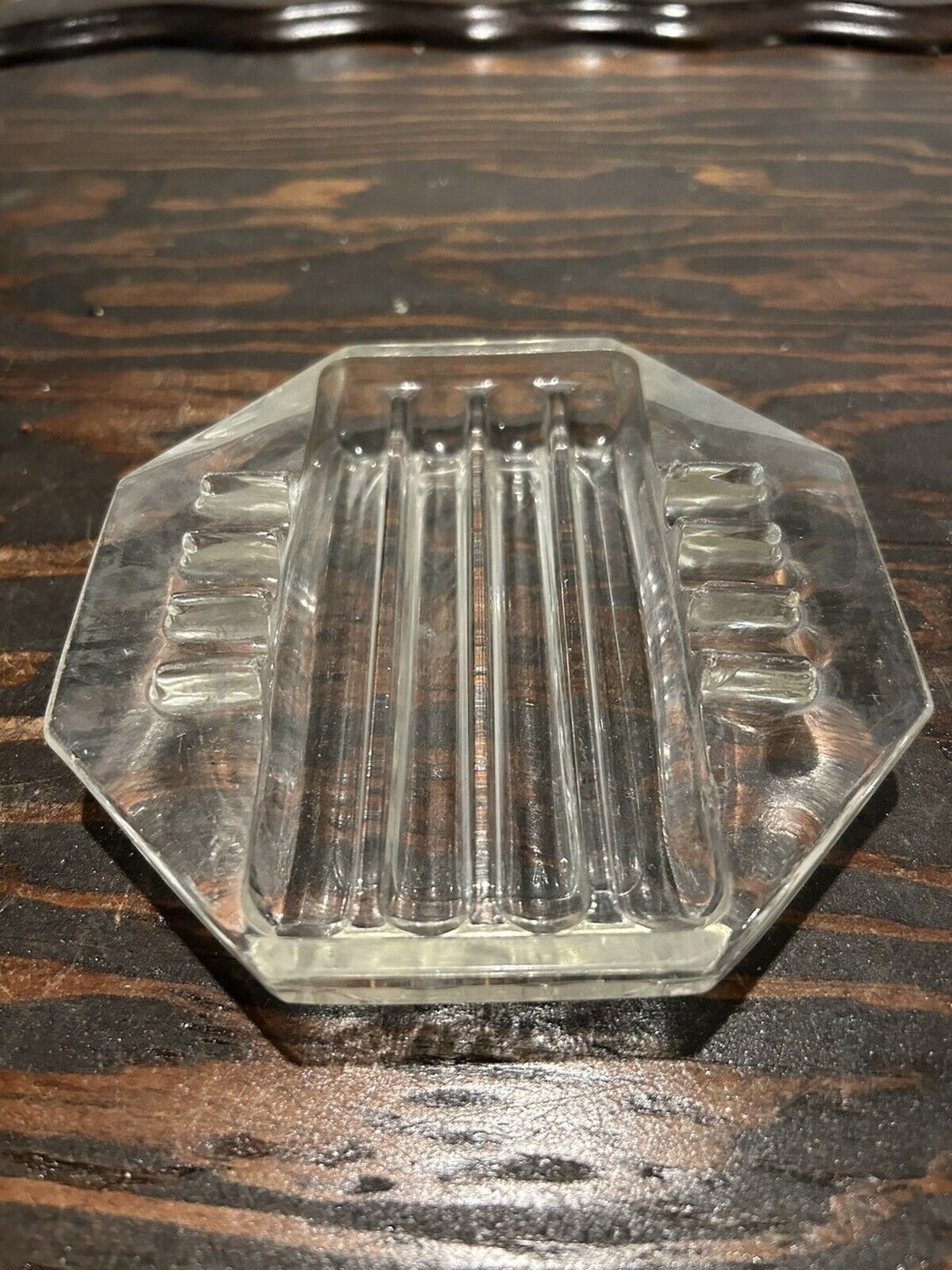 Safex Ashtray Clear Glass 5" Octagon MCM Mid Century Modern Vintage - Etsy