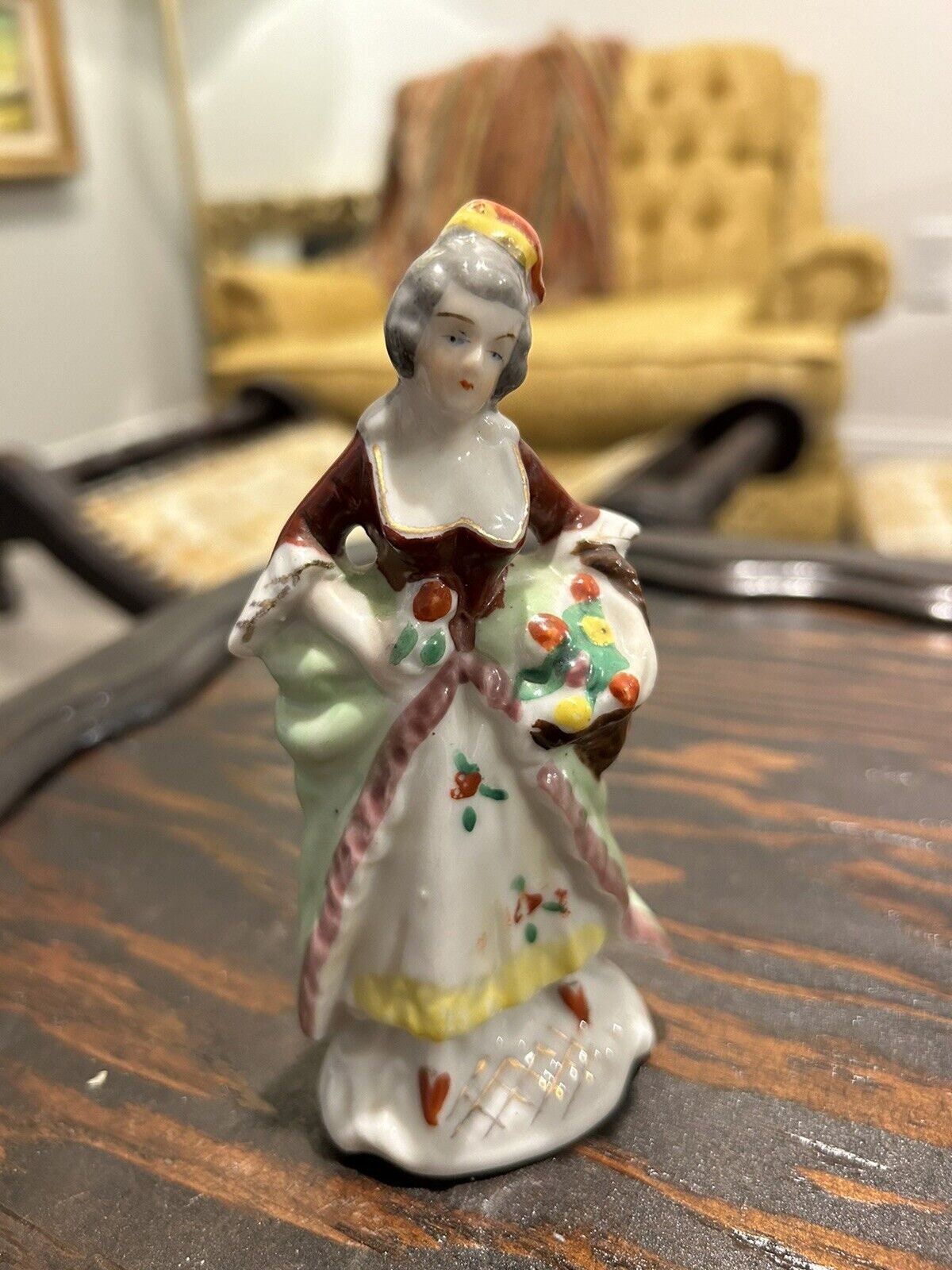 Vintage Porcelain Lady Figure Made in Occupied Japan - Etsy