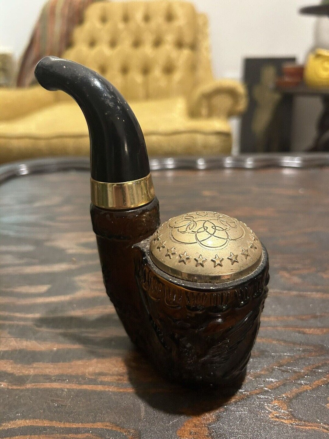 Vintage Retro Avon American Eagle Pipe Empty Bottle - Etsy