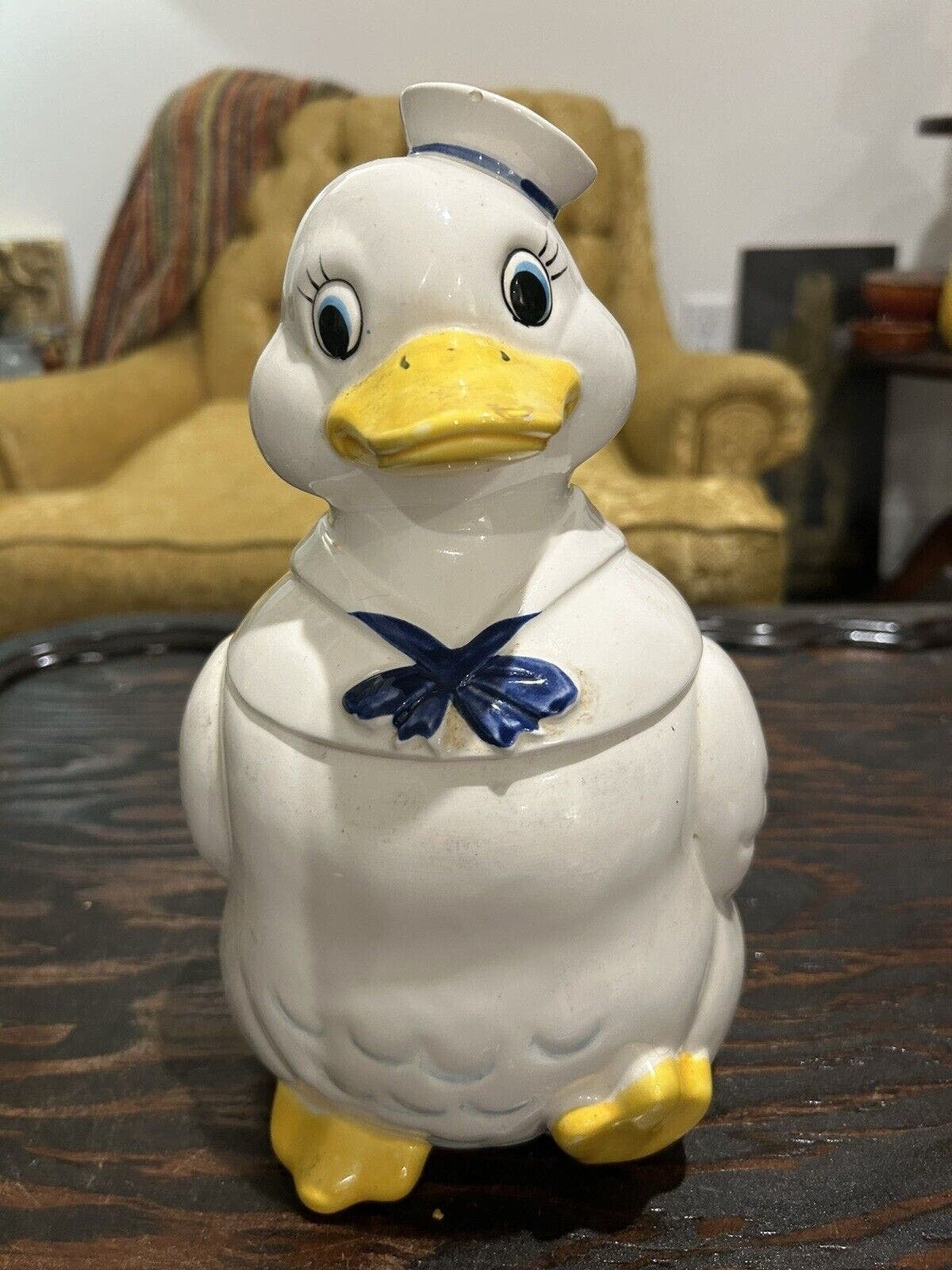 Fred Roberts Cookie Jar Sailor Duck Ceramic Canister San Fran Japan ...