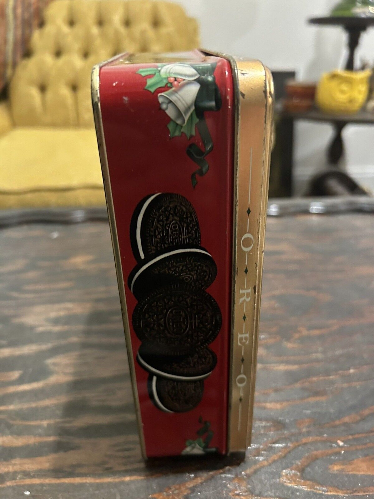 Vintage 1993 Nabisco Foods Oreo Santa Clause Christmas Scene Lidded ...