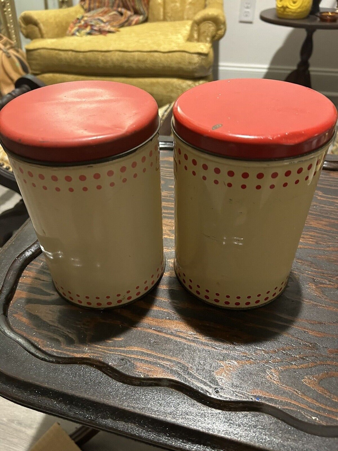 Antique Nash’s Toasted Coffee Tin Nash Metal Can Red & Cream Qty 2 - Etsy