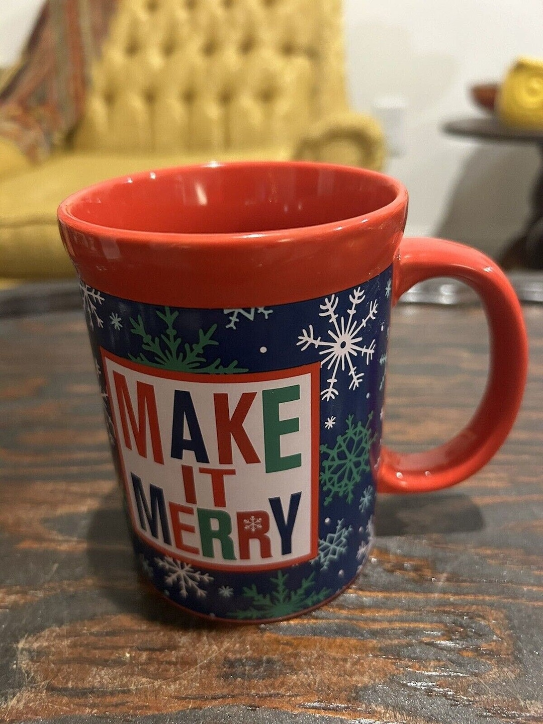 Designpac Christmas 4.5" Coffee Mug "make IT MERRY” 4.5" Tall - Etsy