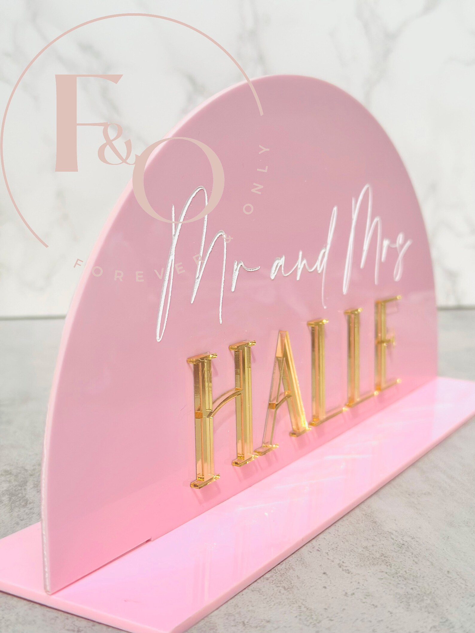 Wedding Head Table Arch Sweetheart Table Sign Mr and Mrs Sign Table ...