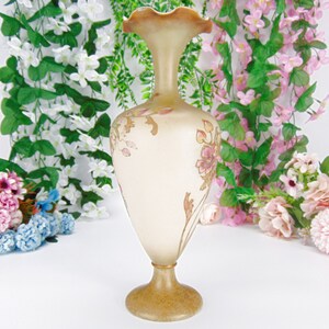 Antique C1890's Carlton Blush Ware Vase Old Anemone Design W & R 29cm ...