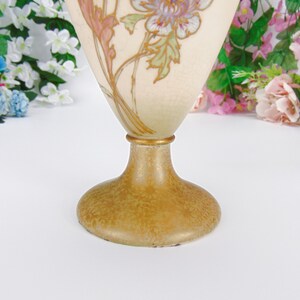 Antique C1890's Carlton Blush Ware Vase Old Anemone Design W & R 29cm ...