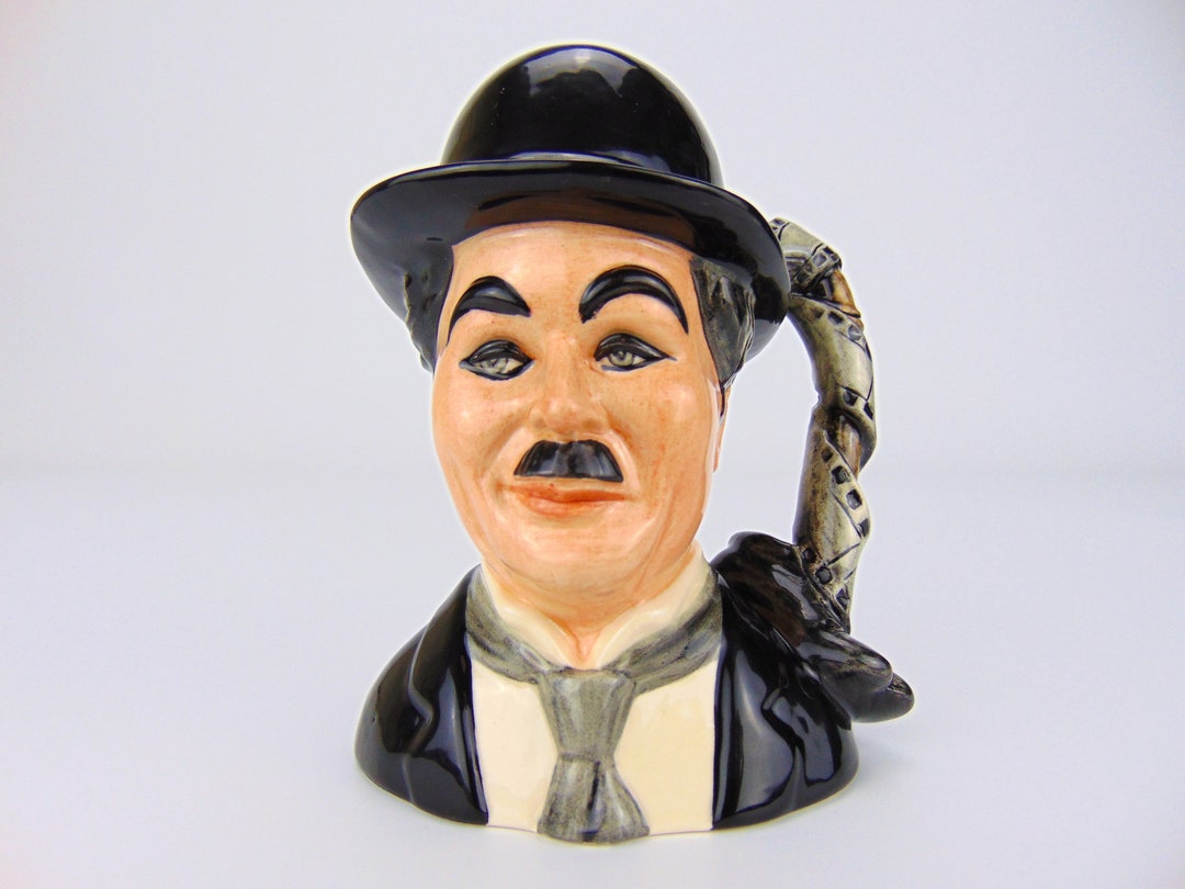 Royal Doulton Character Toby Jug Charlie Chaplin D7145 Limited Edition ...