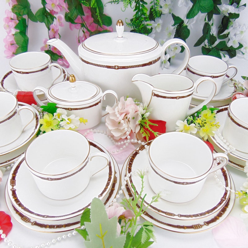 Bone China Tea Set - Etsy