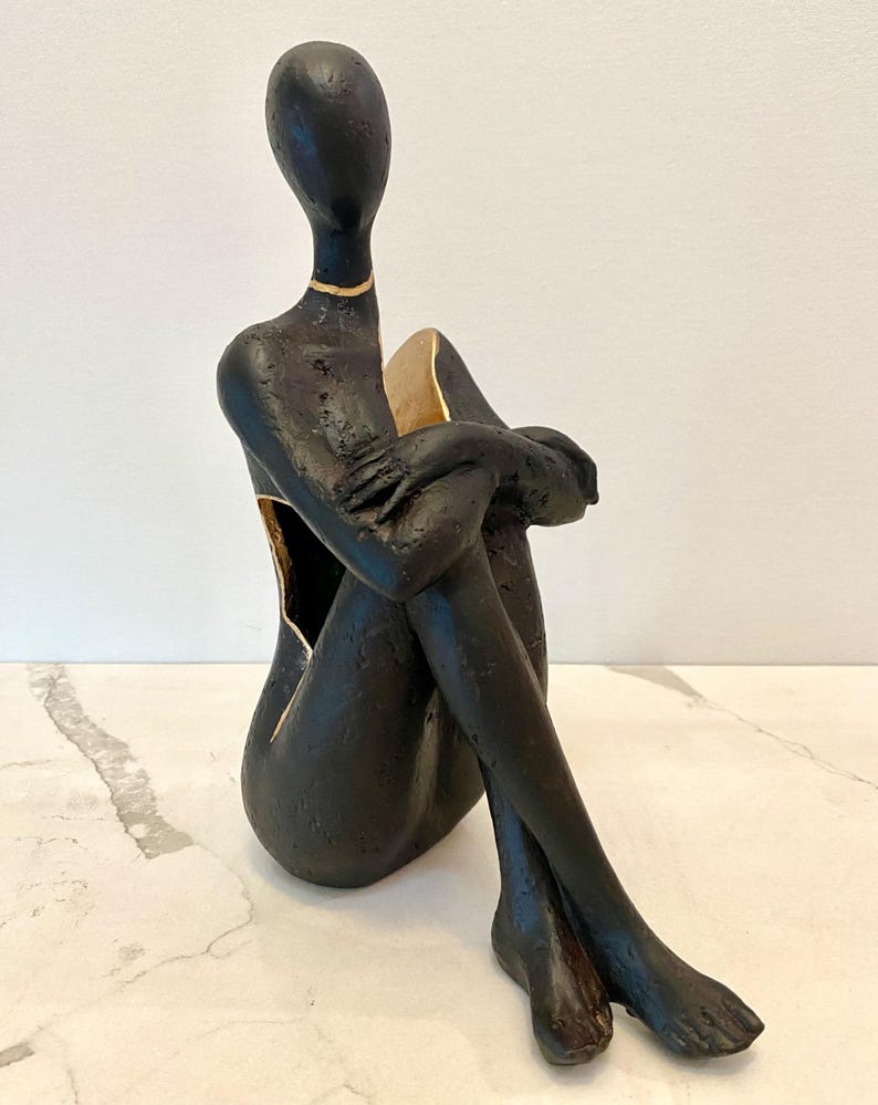 Kintsugi Female Statue - Part of the Beautifully Broken Collection - Etsy
