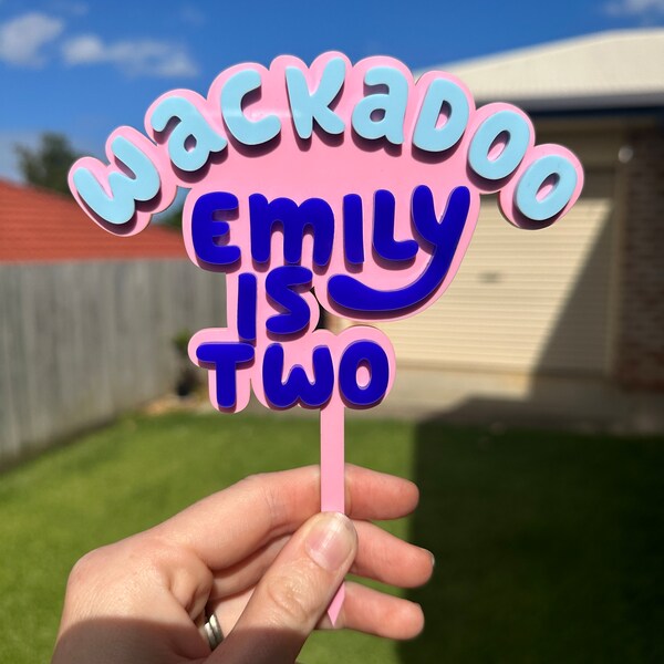 Bluey Cake Topper - Etsy Australia