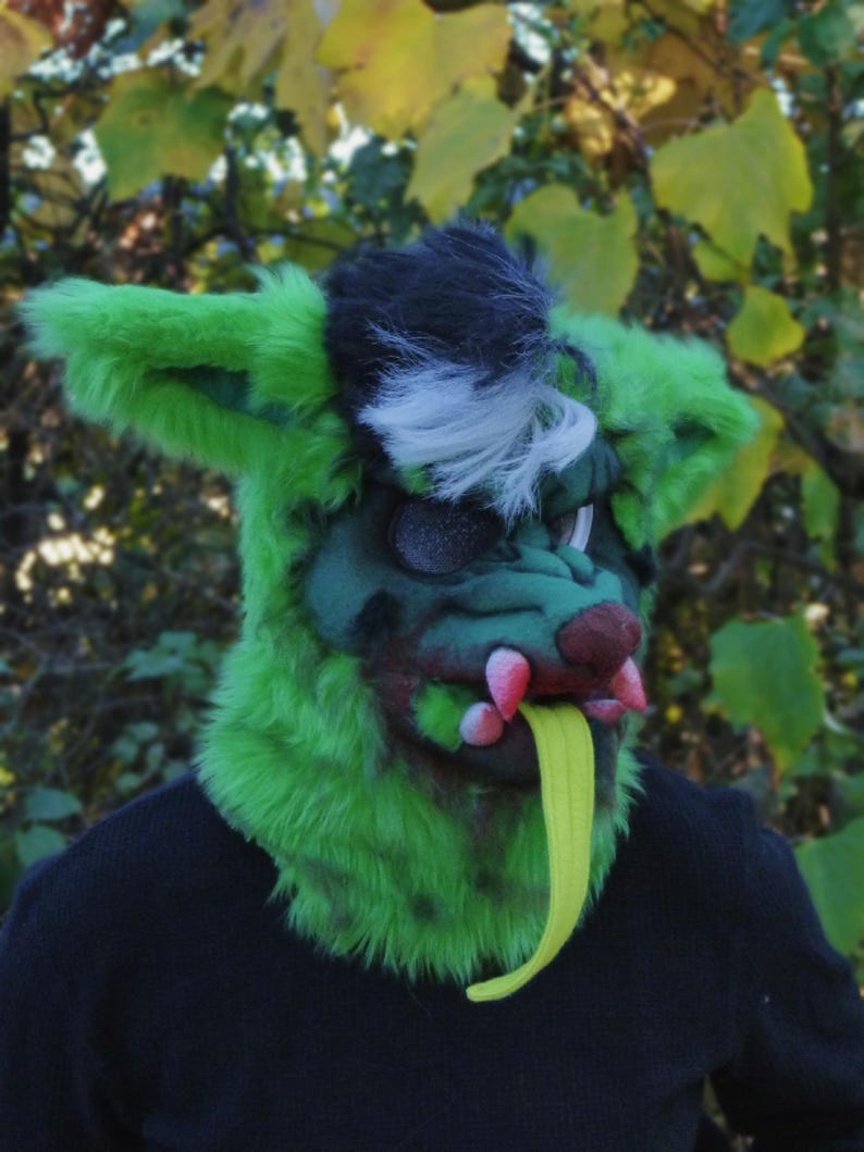 Werewolf Halloween Fursuit Head - Etsy