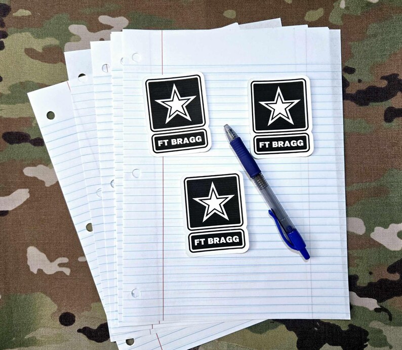 Fort Bragg Logo Sticker Army Humor Sticker Ft Bragg Sticker Military ...