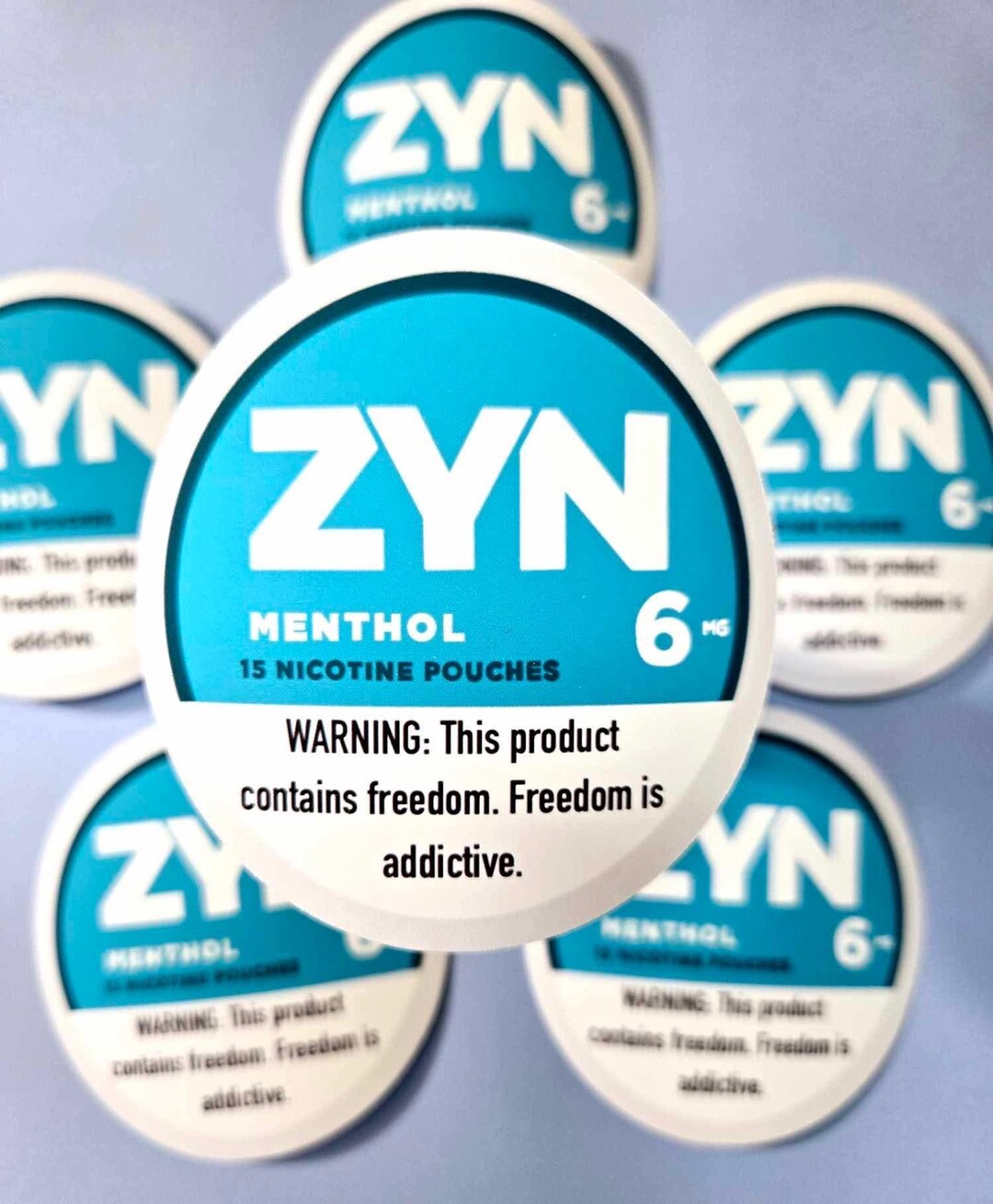 Menthol Zyn Sticker Zyn Sticker Army Humor Sticker Military Humor ...
