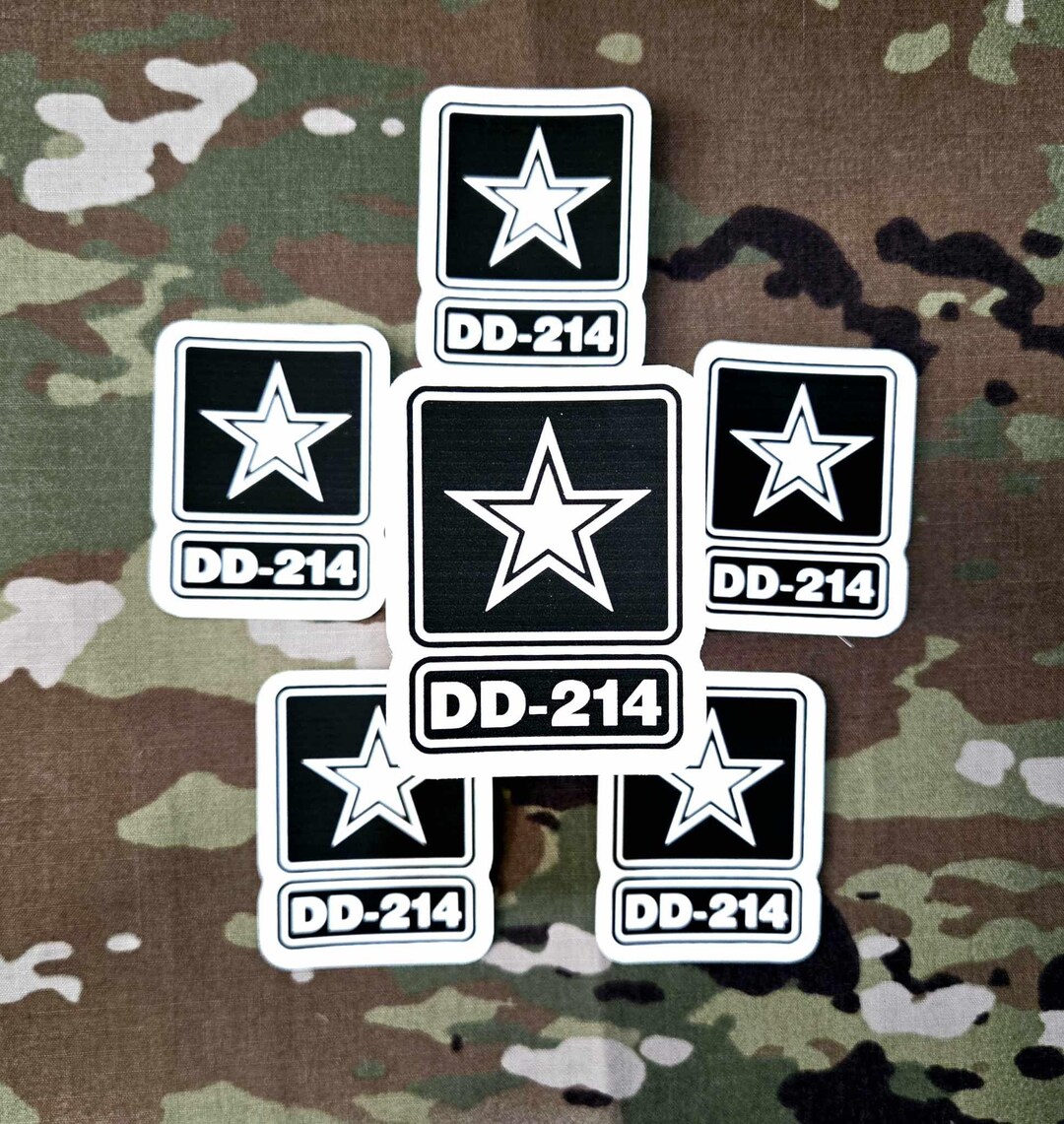 DD-214 Logo Sticker | US Army Humor Sticker | Military Humor Sticker ...
