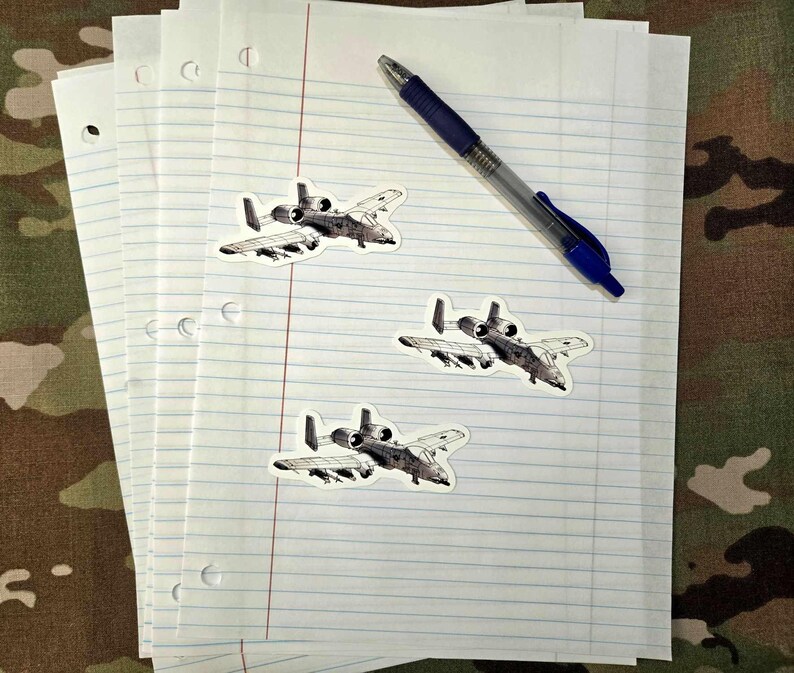 A-10 Warthog Sticker | Military Sticker | Army Sticker | US Army ...