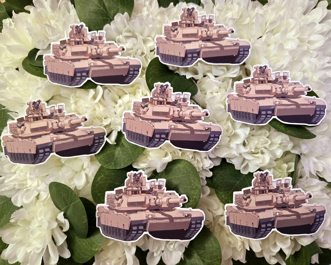 M1 Abrams Sticker | Tank Sticker | Military Sticker | Army Sticker ...