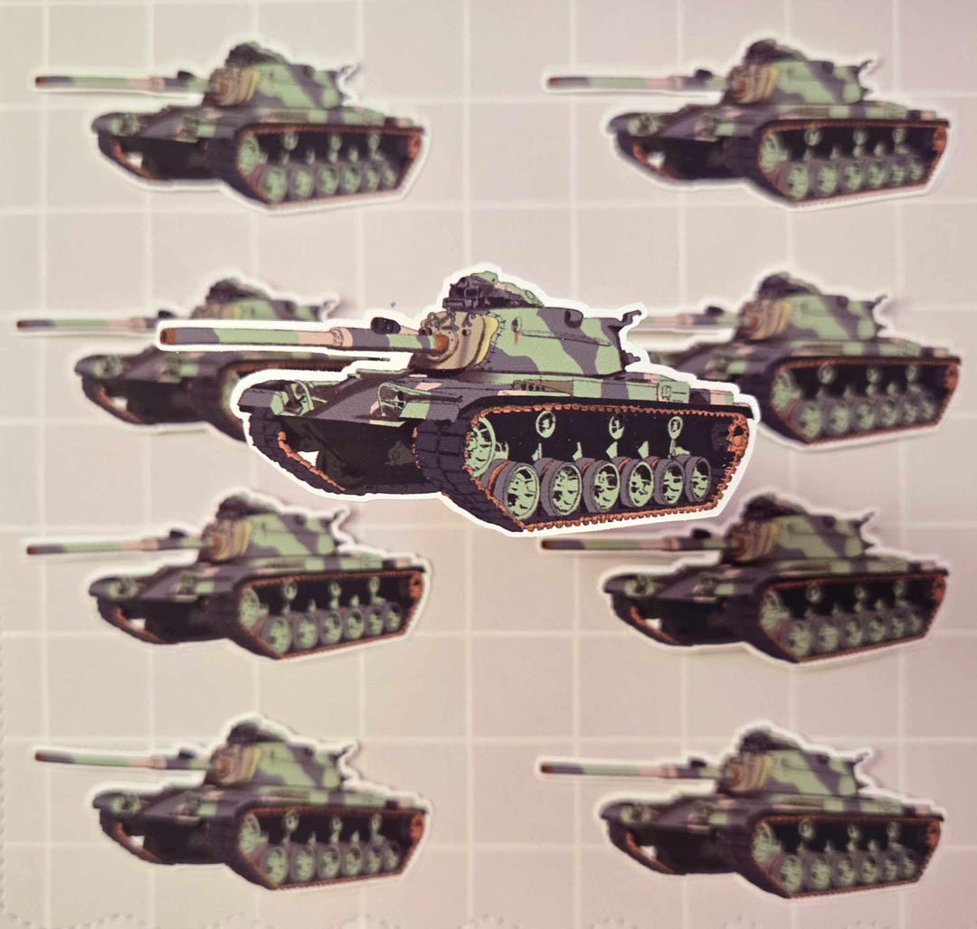 M60 Tank Sticker | M60 Patton Sticker | Military Sticker | Army Sticker ...