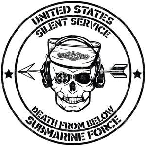 United States Submarine Force Silent Service Death From Below Unisex ...