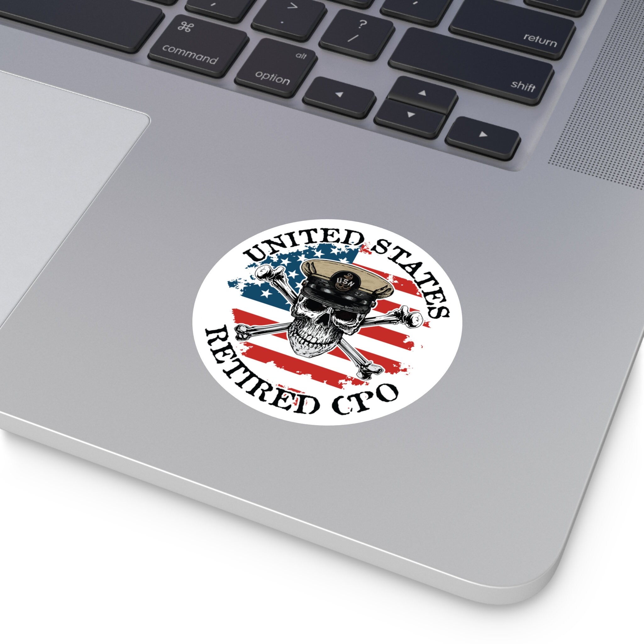 United States Retired CPO Skull Crossbones Chief Petty Officer With ...