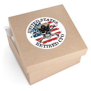 United States Retired CPO Skull Crossbones Chief Petty Officer With ...