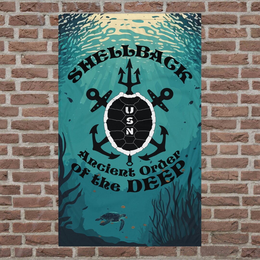 U.S. Shellback Ancient Order of the Deep Flag - Etsy