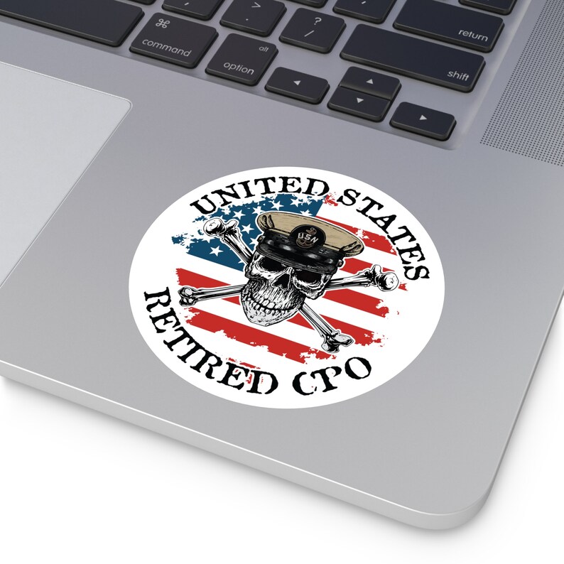 United States Retired CPO Skull Crossbones Chief Petty Officer With ...