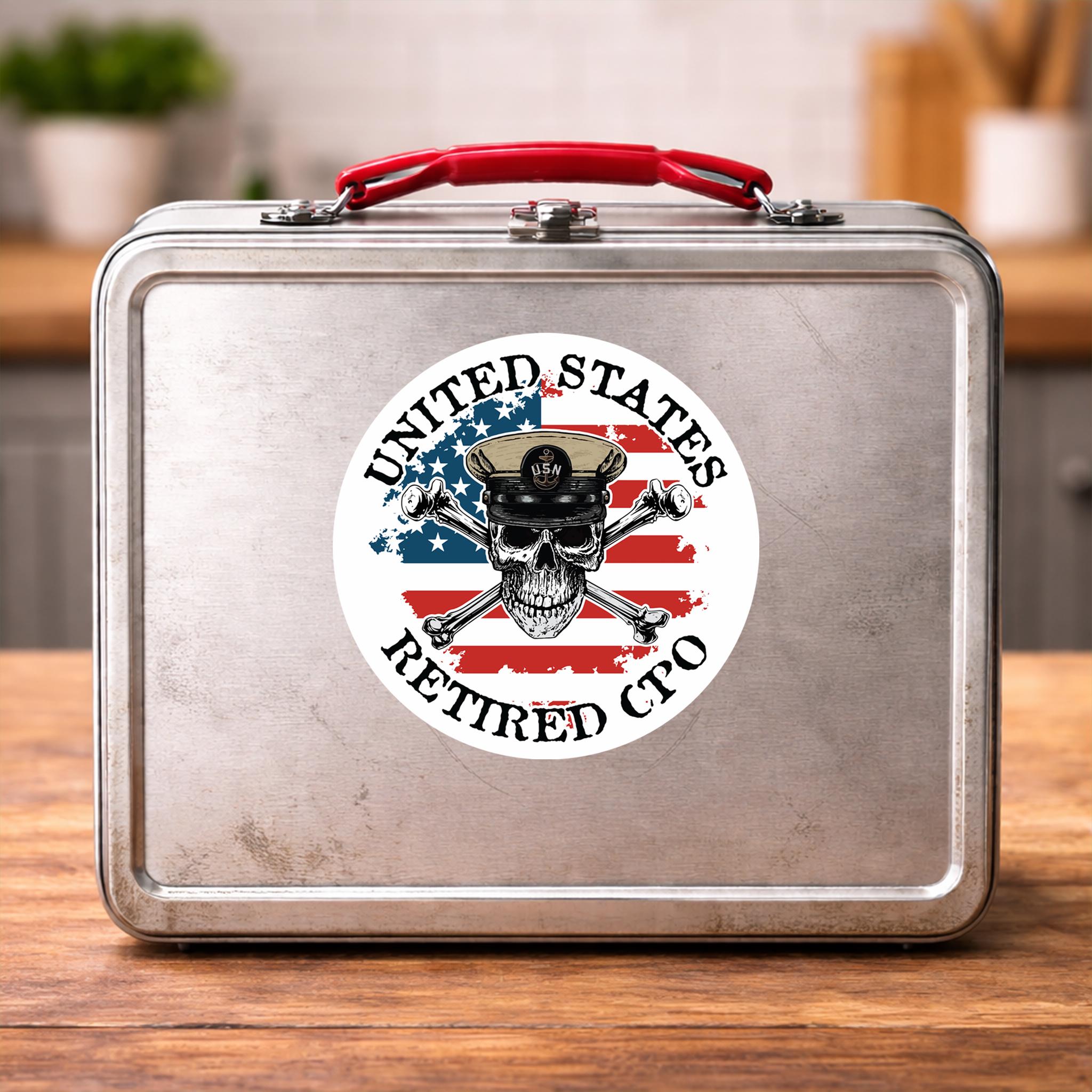 United States Retired CPO Skull Crossbones Chief Petty Officer With ...