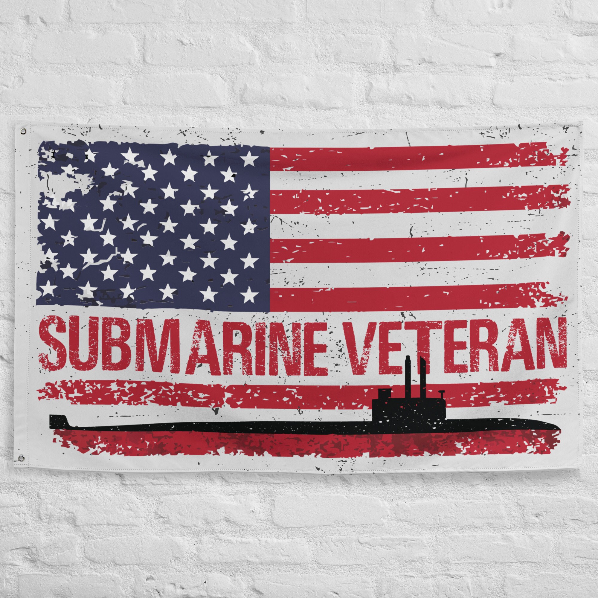 United States Submarine Veteran USA Flag - Etsy