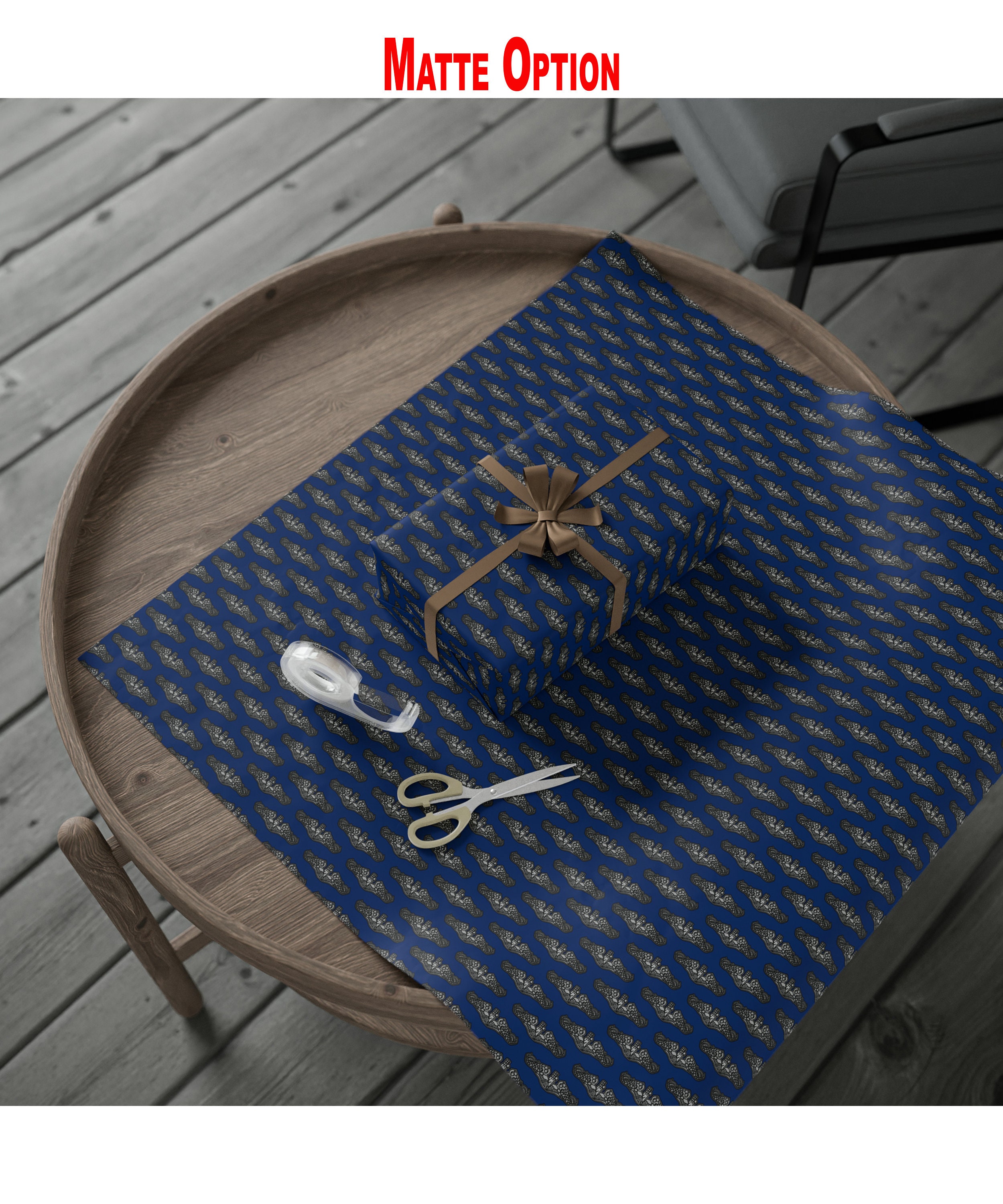 United States Submarine Force Silver Dolphins Blue Gift Wrap Papers - Etsy