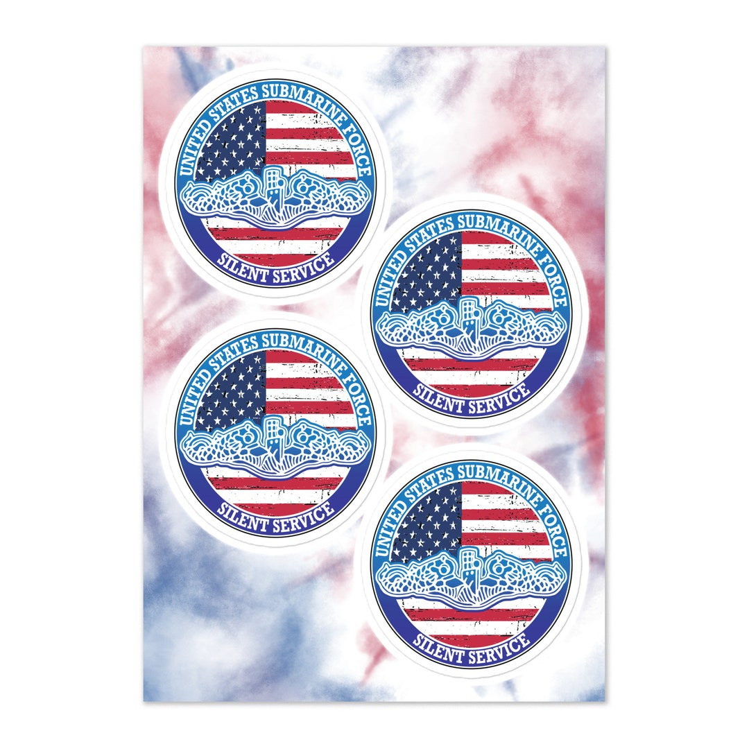 United States Submarine Force Silent Service With White - Etsy